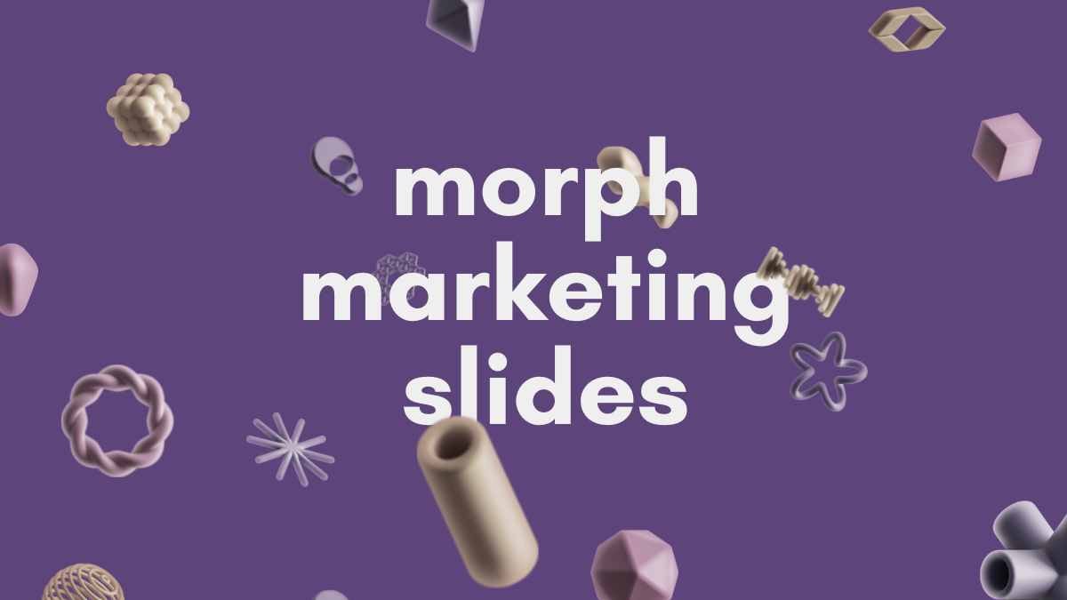 Slide Marketing Morph 3D - Template Presentasi Gratis - SlidesCarnival