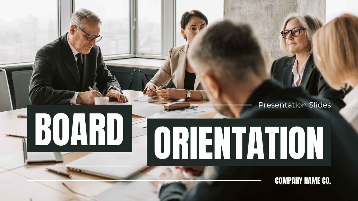 Slide Orientasi Dewan Gaya Bold Minimal - Template Presentasi Gratis - SlidesCarnival
