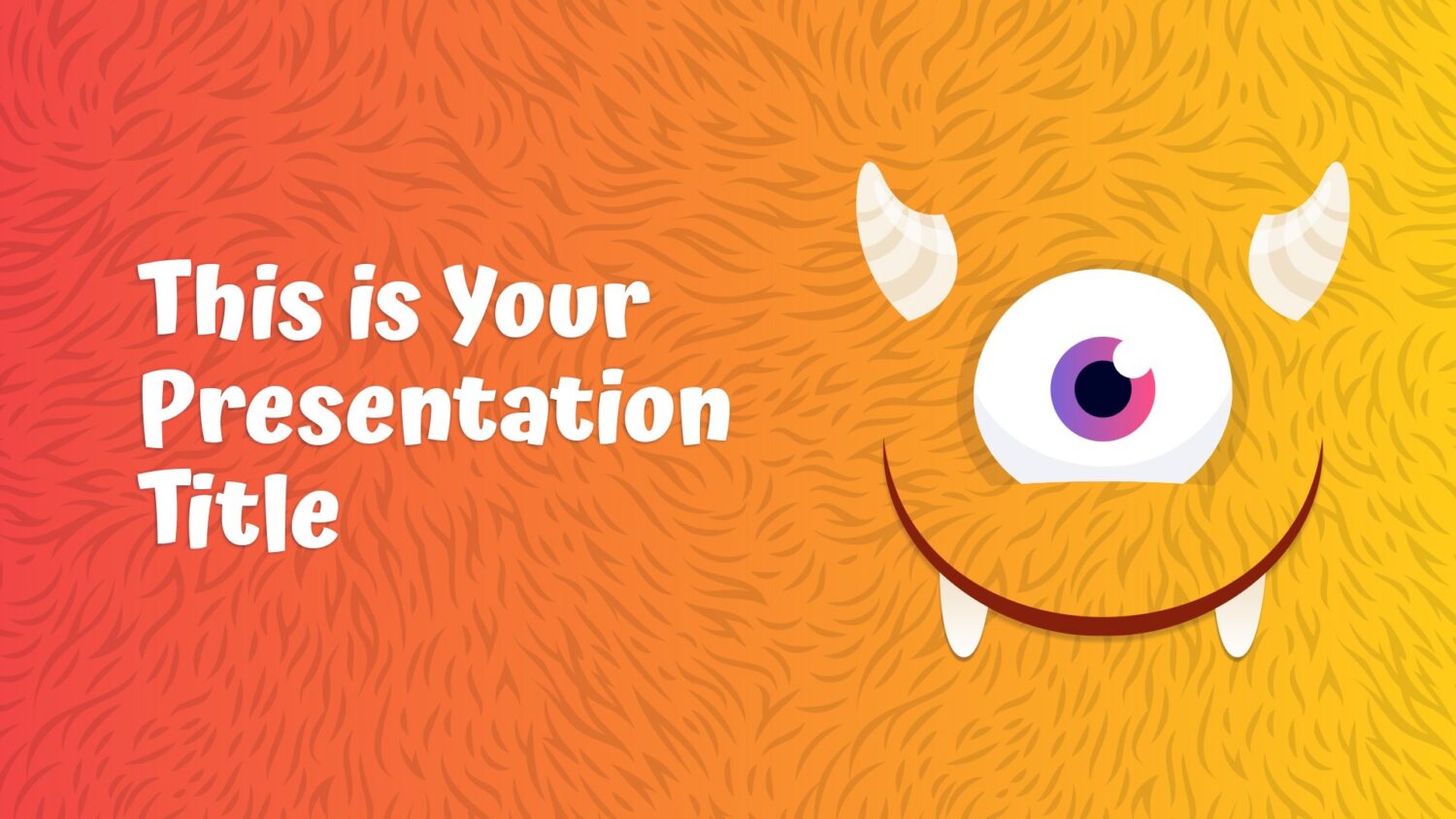 Slide Monster Berwarna-warni - Template Presentasi Gratis - SlidesCarnival