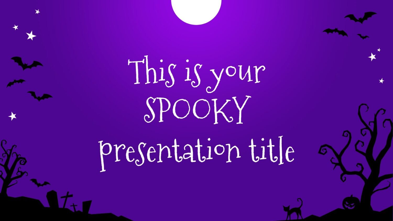 Slide Simple Halloween - Template Presentasi Gratis - SlidesCarnival