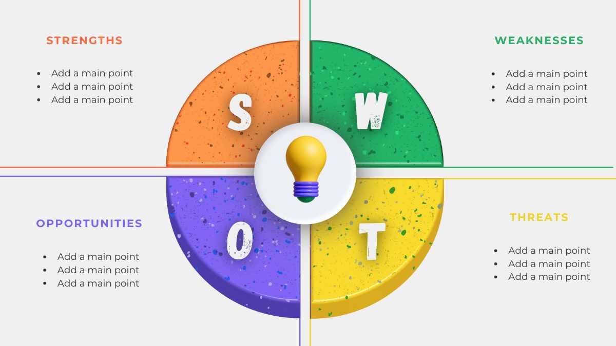 Analisis SWOT 3D - Template Presentasi Gratis - SlidesCarnival