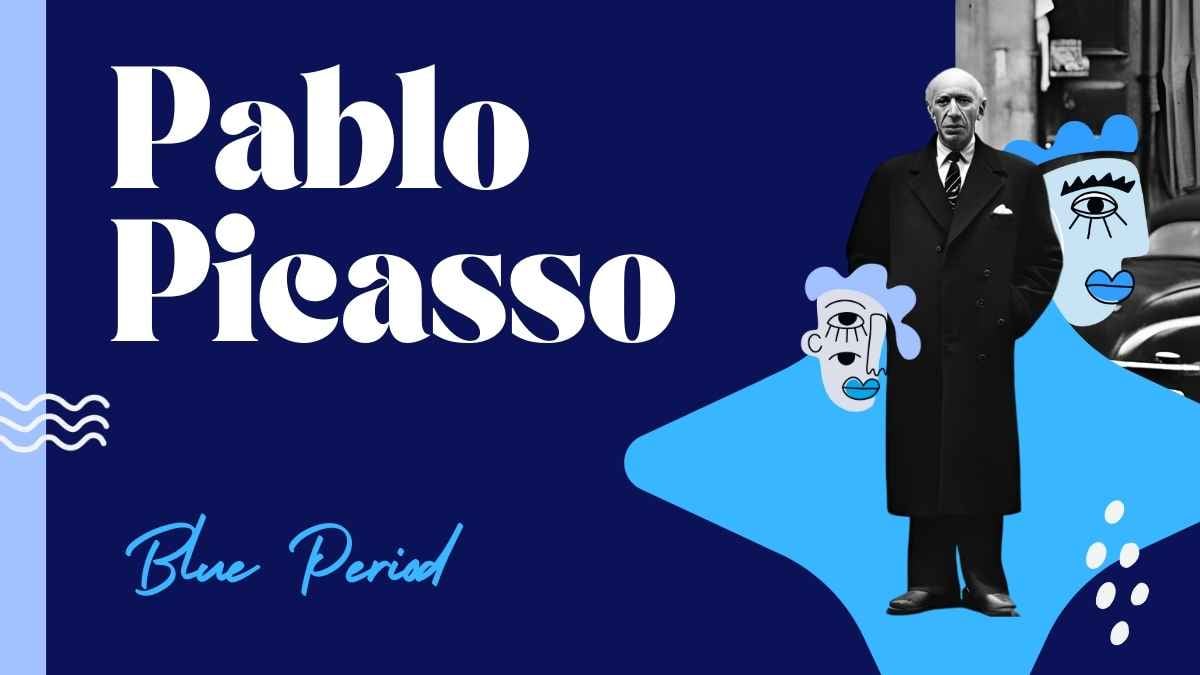 Biografi Abstrak Periode Biru Pablo Picasso - Template Presentasi ...