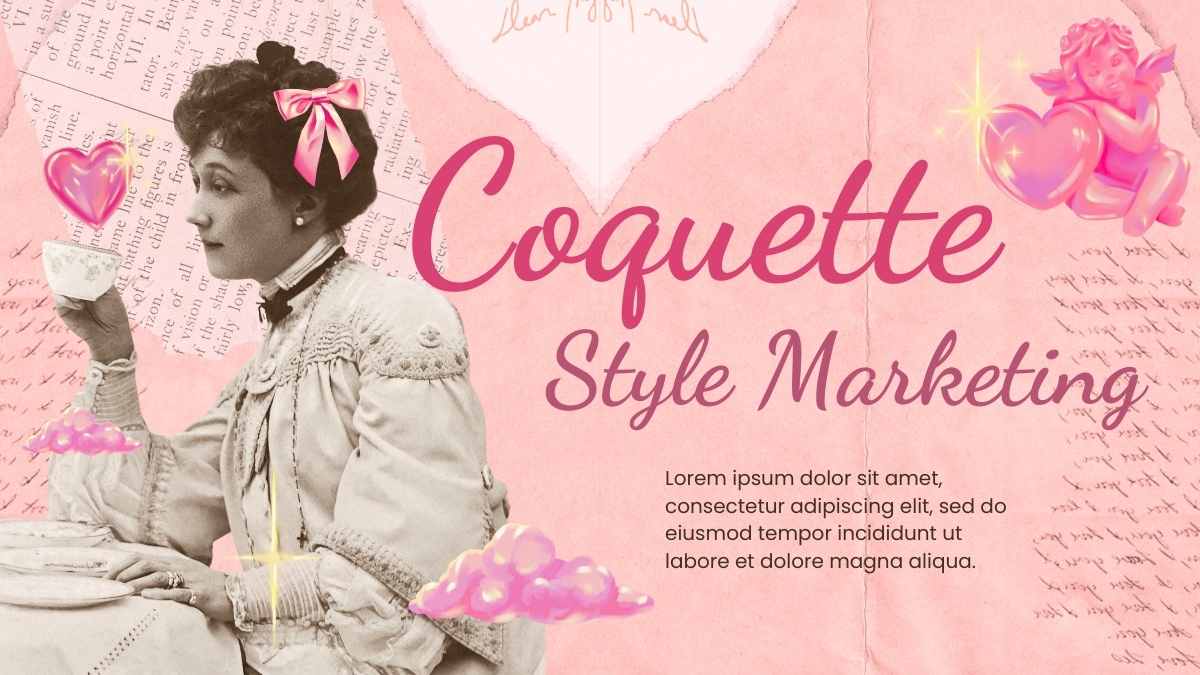 Pemasaran Gaya Coquette Estetik - Template Presentasi Gratis ...
