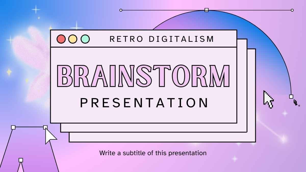 Slide Brainstorm Digitalisme Estetik - Template Presentasi Gratis ...