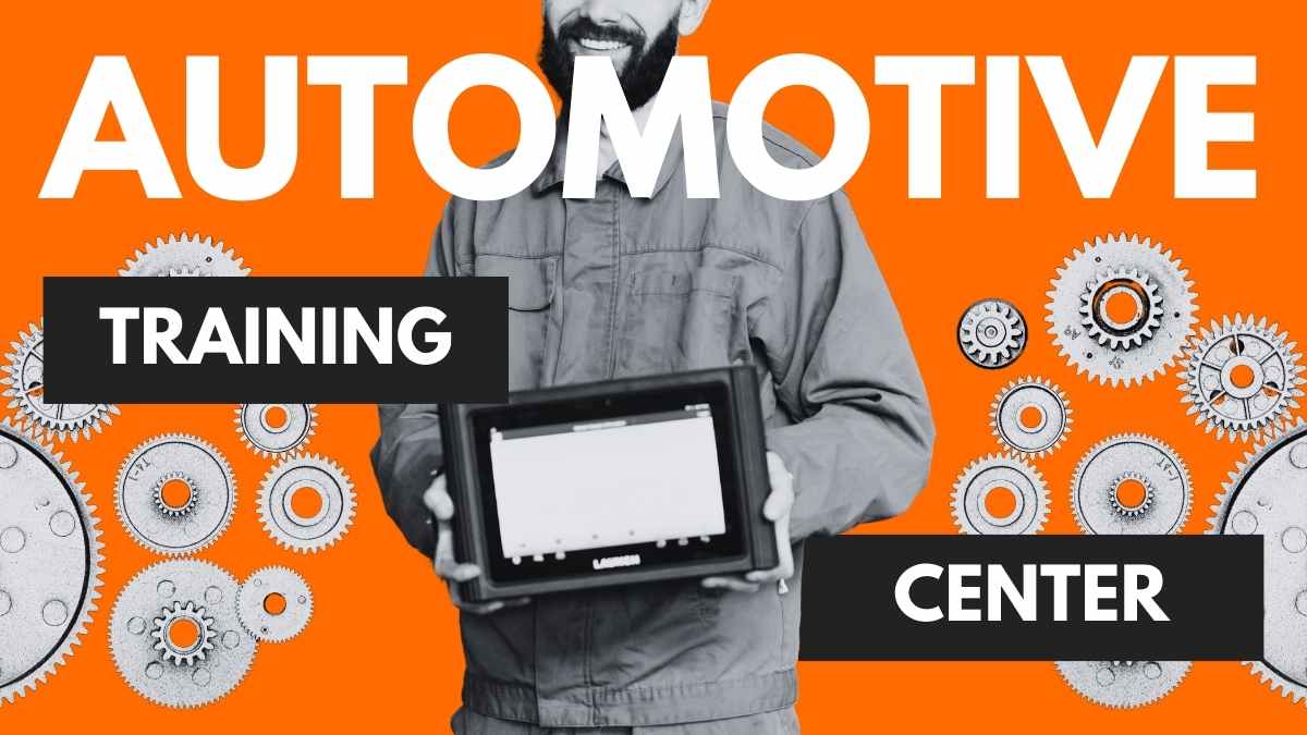 Pusat Pelatihan Otomotif Dasar Orange - Template Presentasi Gratis ...