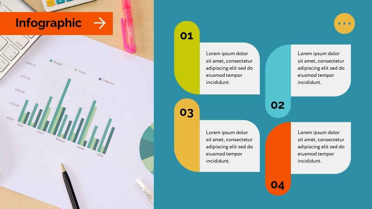 Infografis Siklus 4 Langkah Modern Bold - Template Infografis Gratis ...