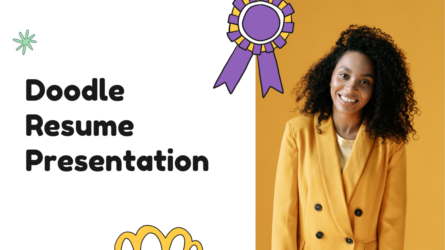 Slide Resume Doodle Kreatif - Template Presentasi Gratis - SlidesCarnival