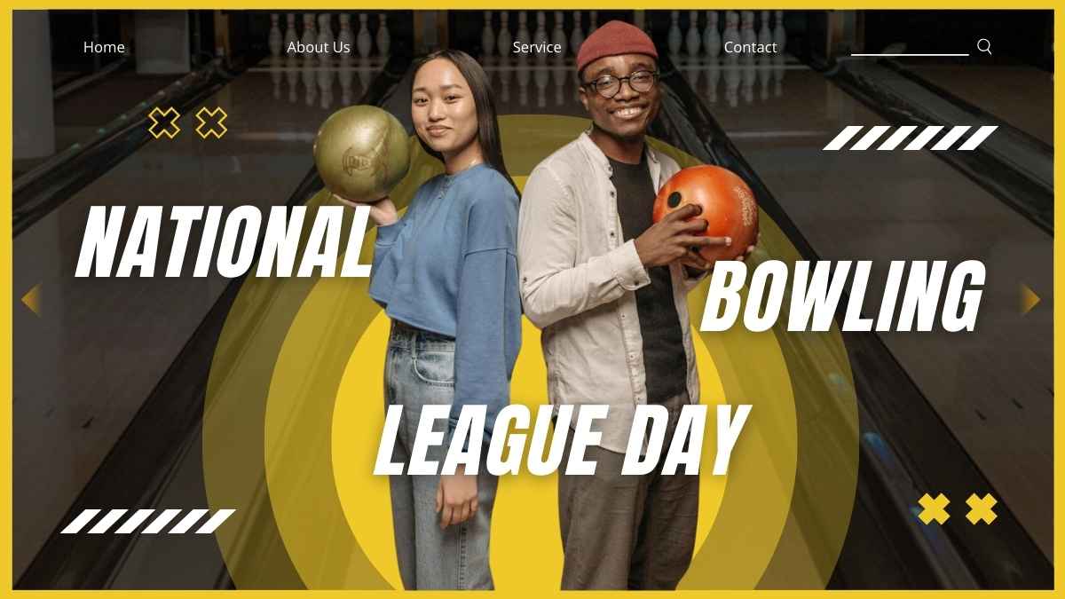 Hari Liga Bowling Nasional Seru - Template Presentasi Gratis ...
