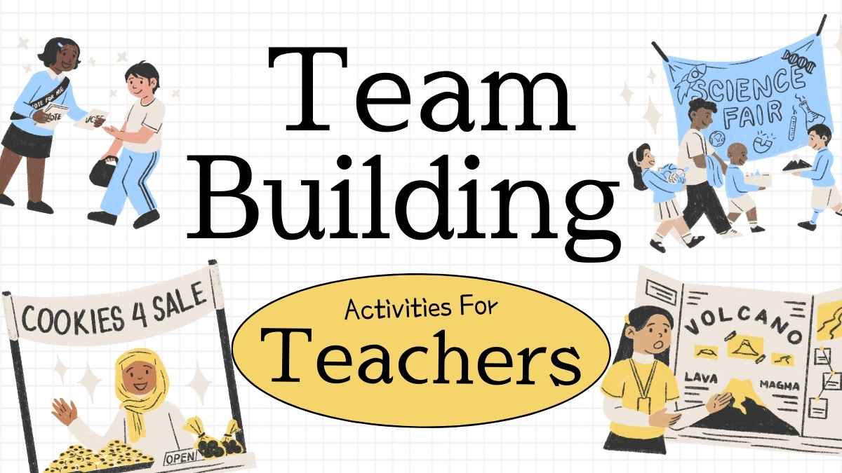 Aktivitas Team Building Bergambar Lucu untuk Guru - Template Presentasi ...