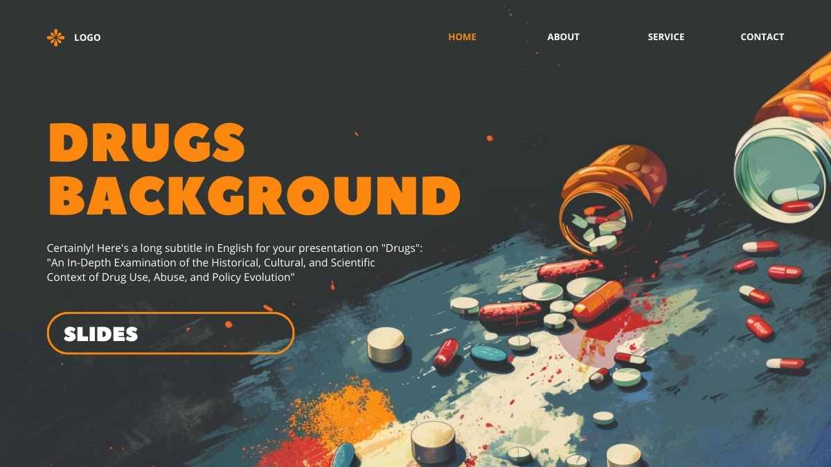 Background Slides Obat-obatan Tema Gelap - Template Presentasi Gratis ...