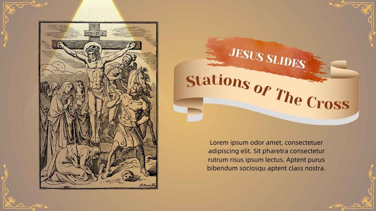 Slide Jalan Salib Yesus Format Formal - Template Presentasi Gratis ...