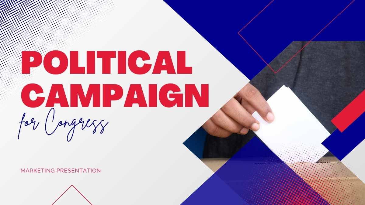 Kampanye Politik Geometris untuk Kongres - Template Presentasi Gratis ...