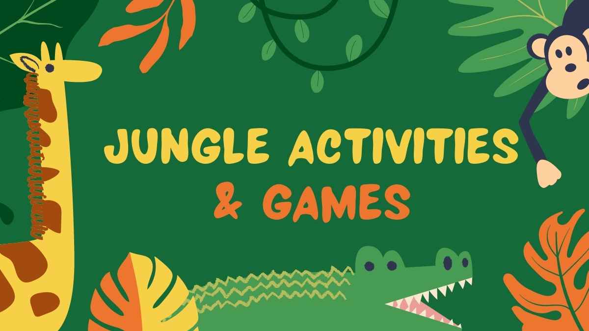 Template permainan hutan ilustratif gratis untuk Canva