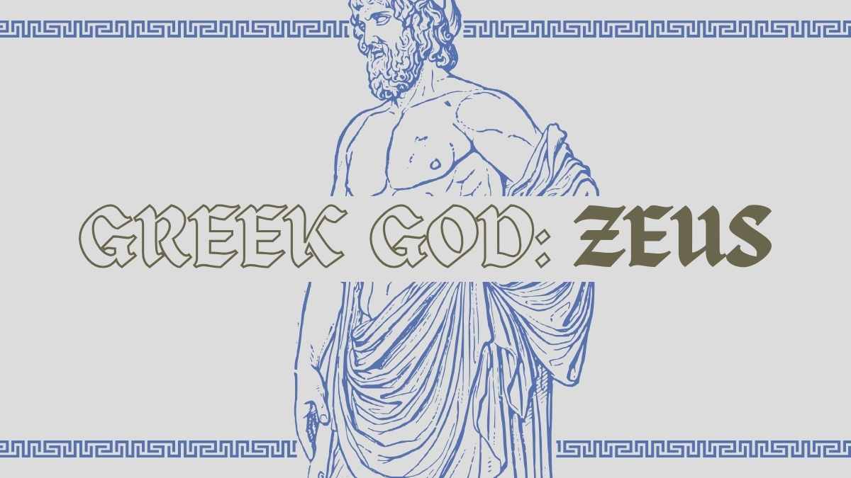 Slide Dewa Yunani Terilustrasi: Zeus - Template Presentasi Gratis ...