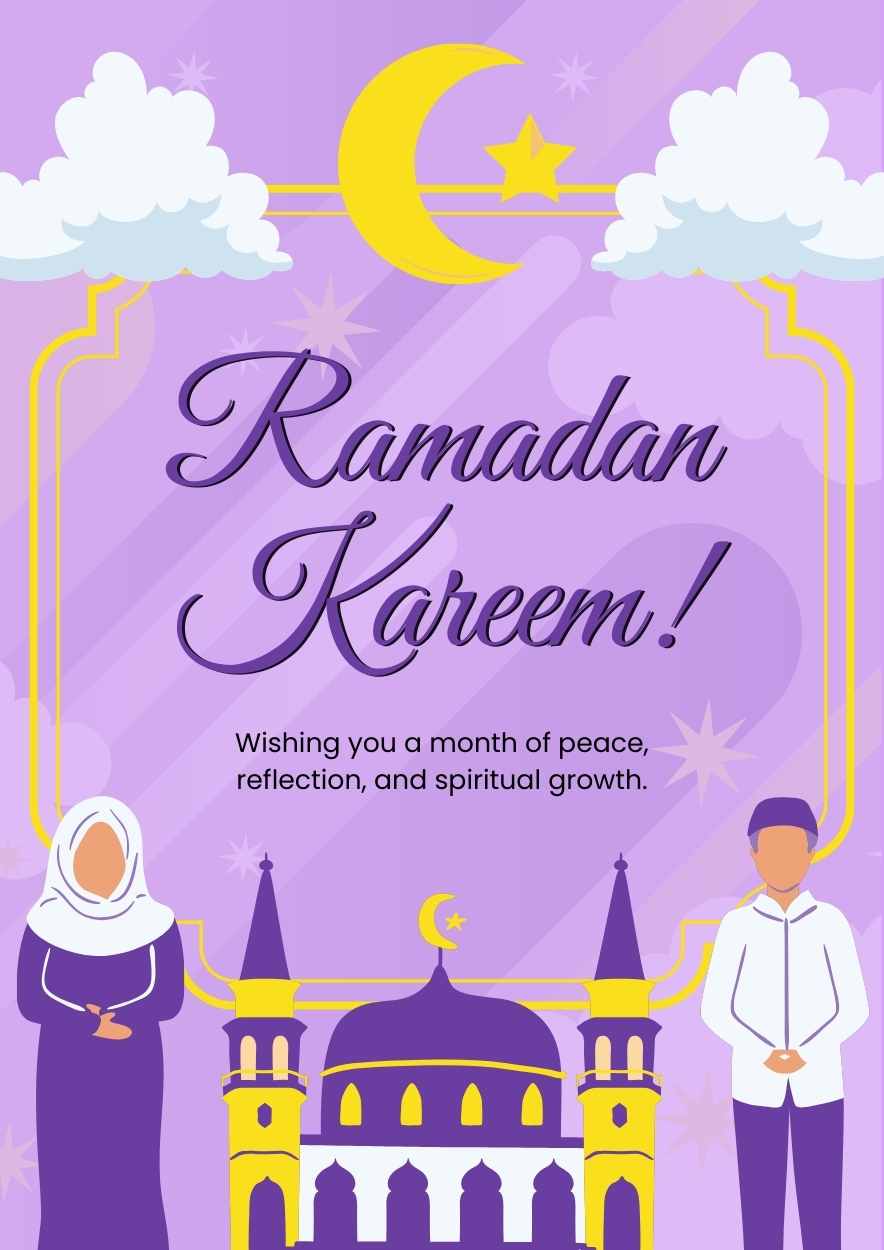 Poster Ramadan Bergambar - Template Poster Gratis - SlidesCarnival