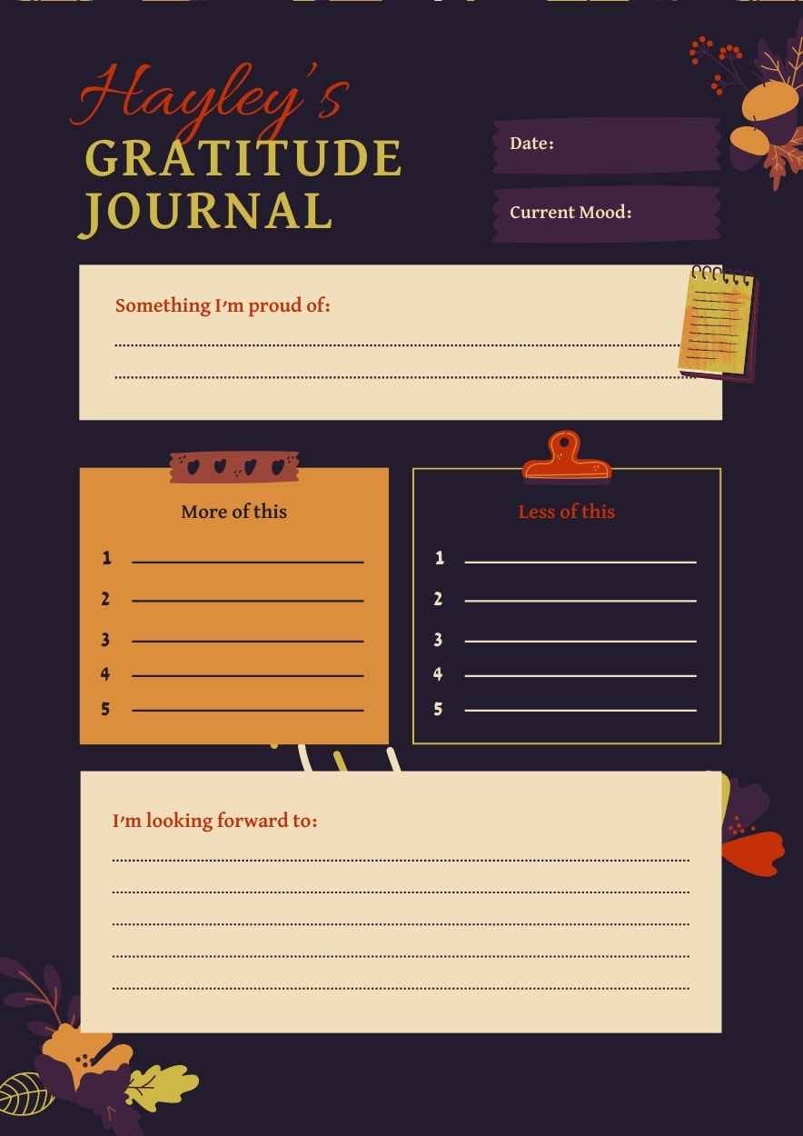 Jurnal Ilustrasi Rasa Syukur Thanksgiving - Template Jurnal Gratis ...
