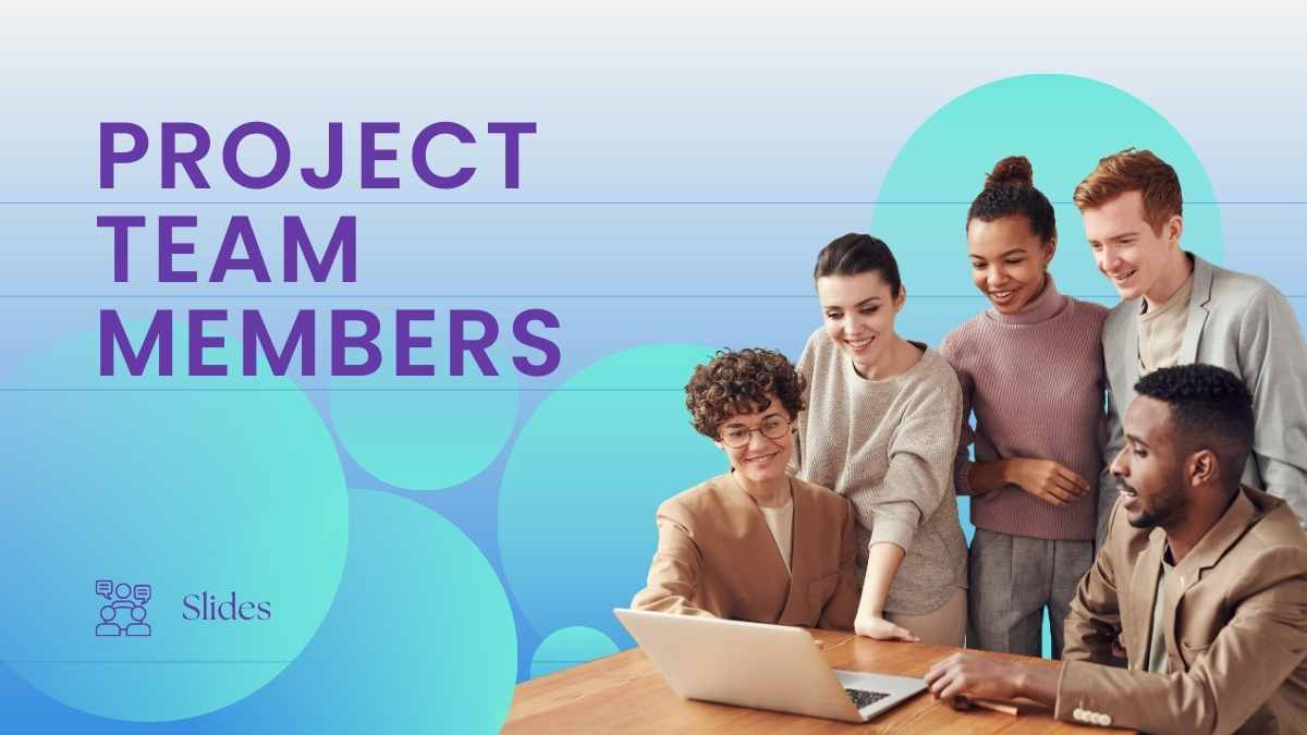 Slide Anggota Tim Proyek Modern - Template Presentasi Gratis ...
