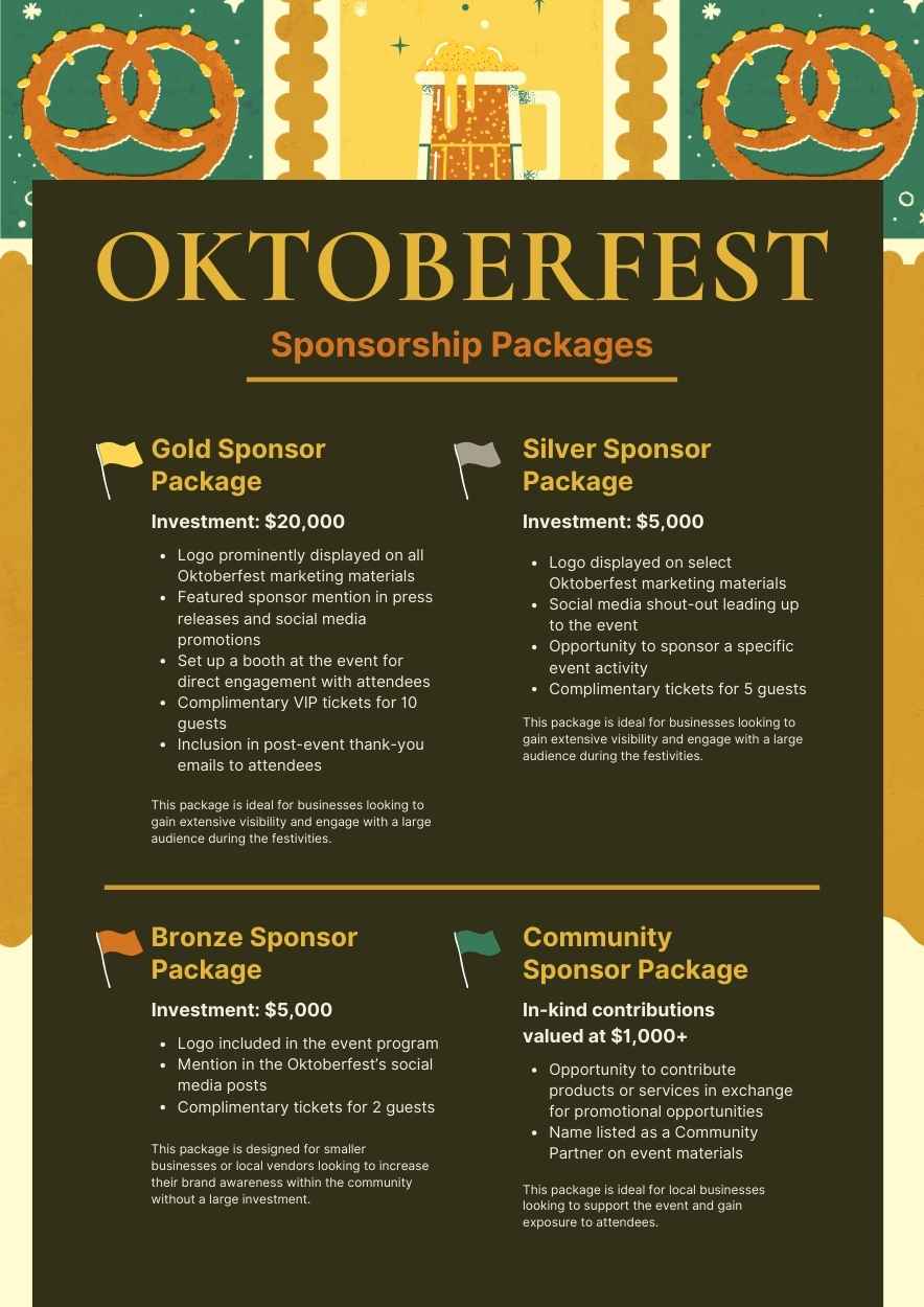 Paket Sponsorship Oktoberfest - Template Presentasi Gratis - SlidesCarnival