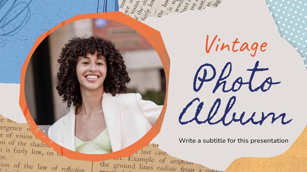 Album Foto Vintage Kolase Kertas - Template Album Foto Gratis ...