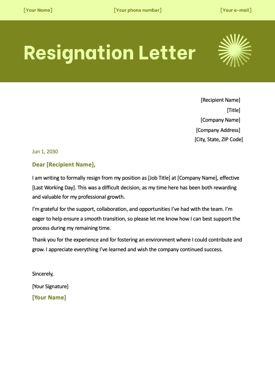 Apakah Anda sedang mencari cara profesional untuk mengakhiri masa kerja ...