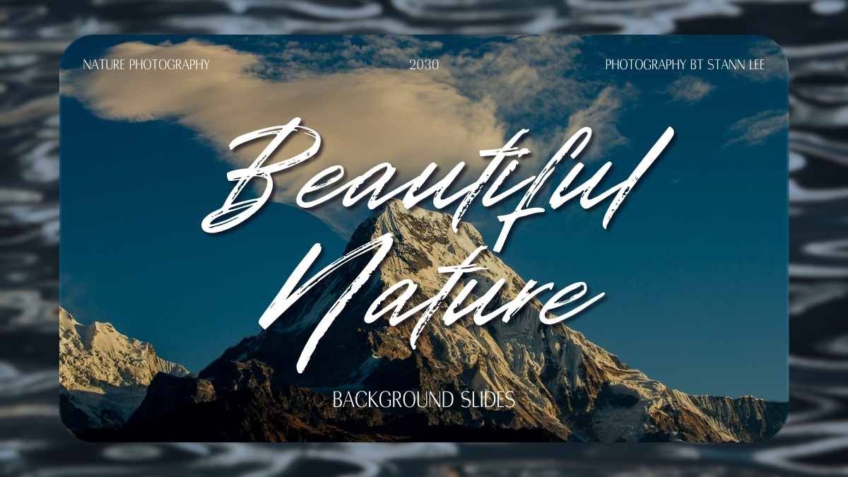Background Simple Keindahan Alam - Template Presentasi Gratis ...