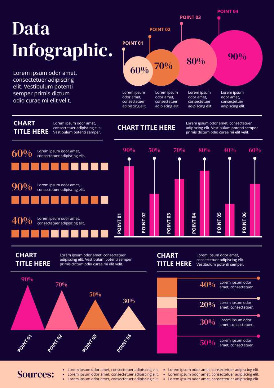 Infografik Data Simple - Template Infografik Gratis - SlidesCarnival