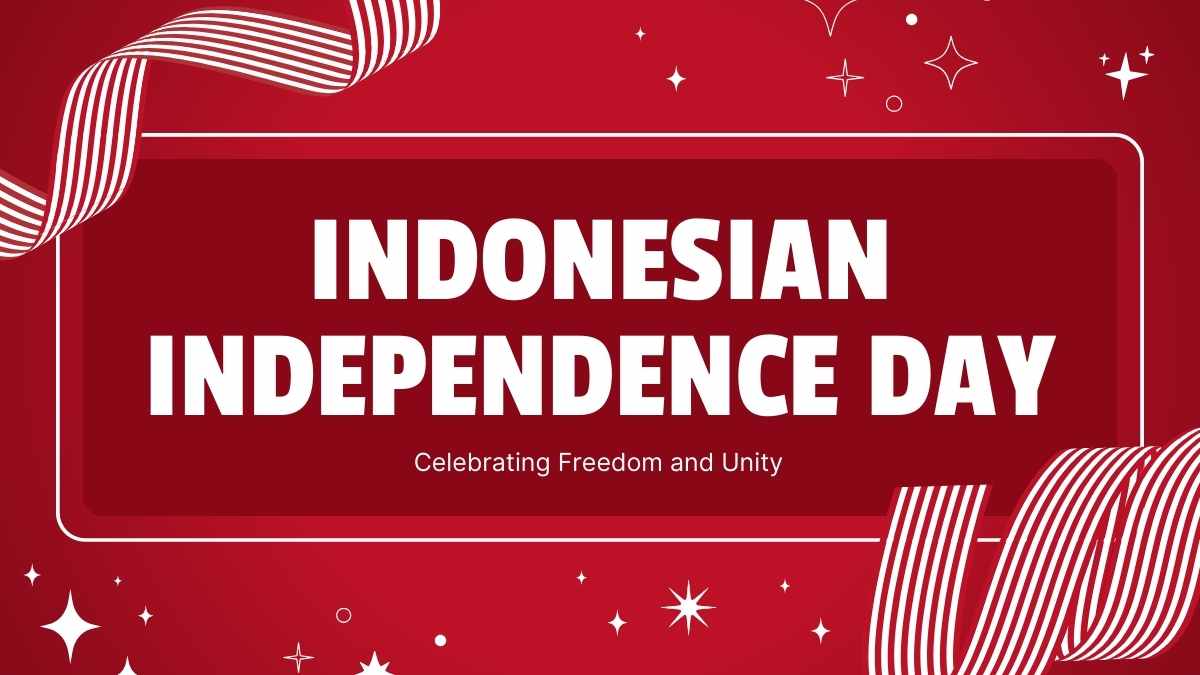 Hari Kemerdekaan Indonesia Sederhana - Template Presentasi Gratis ...