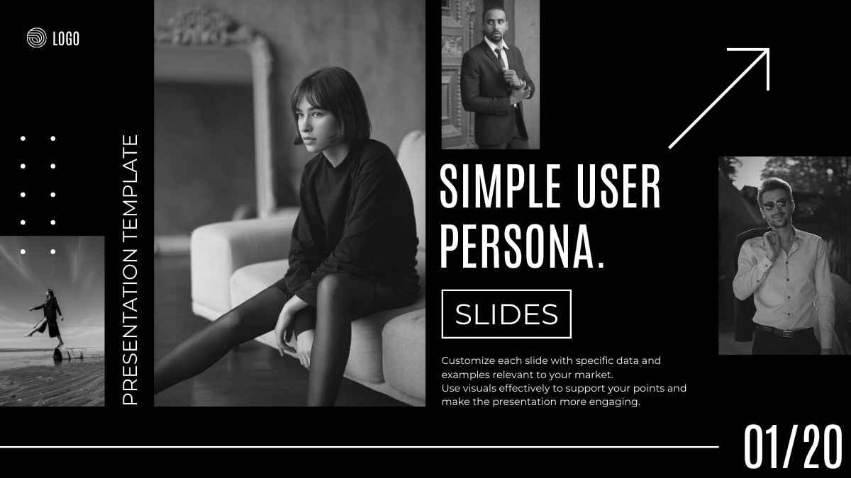 Slide Modern Simple untuk Persona Pengguna - Template Presentasi Gratis ...