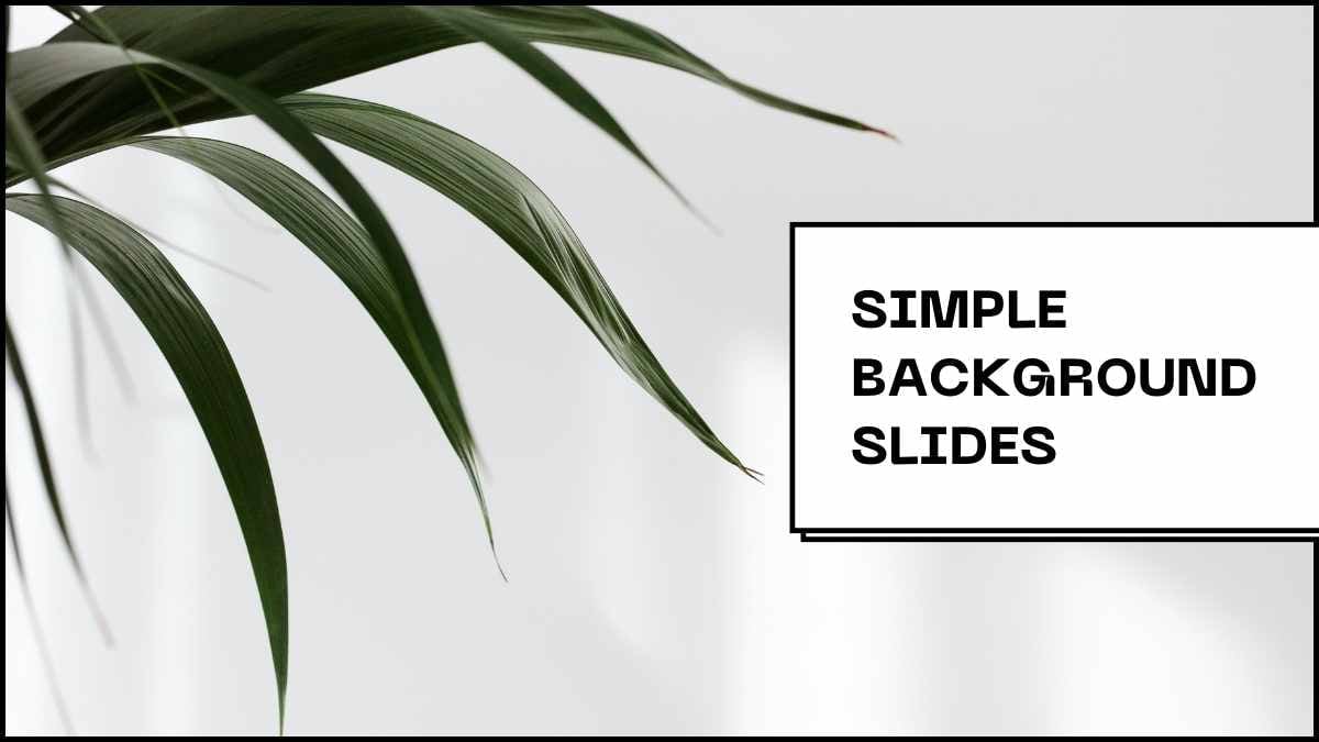 Slide Latar Belakang Sederhana Berpusat Foto - Template Presentasi ...