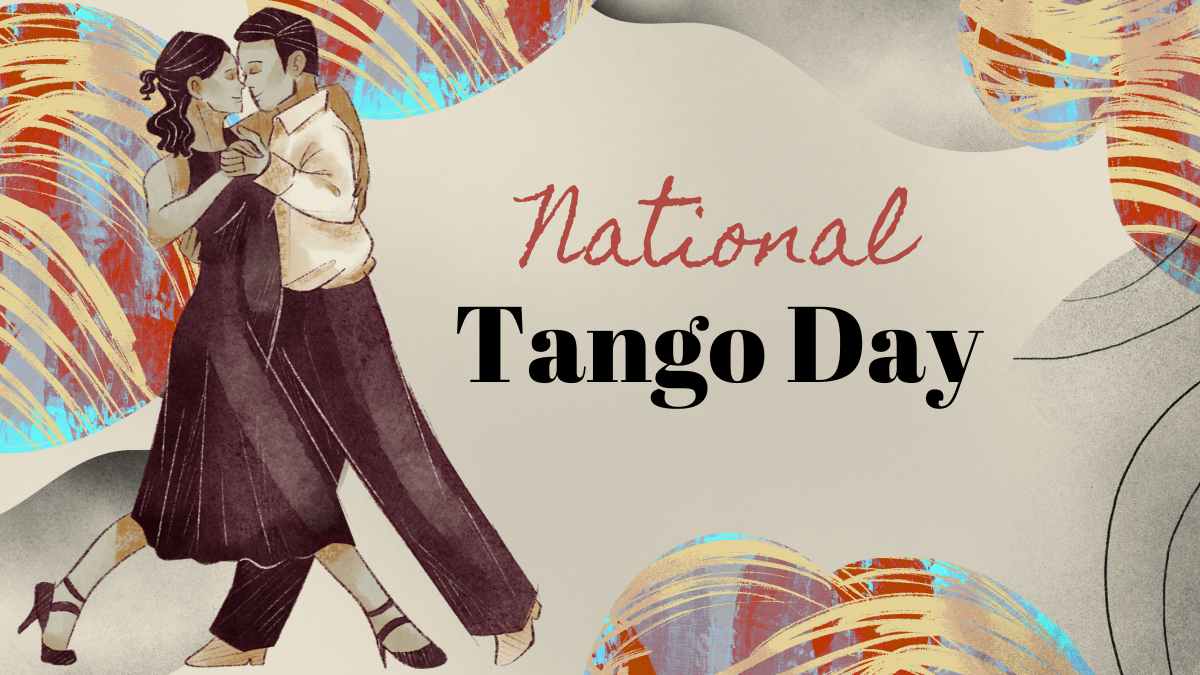 Hari Tango Nasional Bergaya Vintage - Template Presentasi Gratis ...