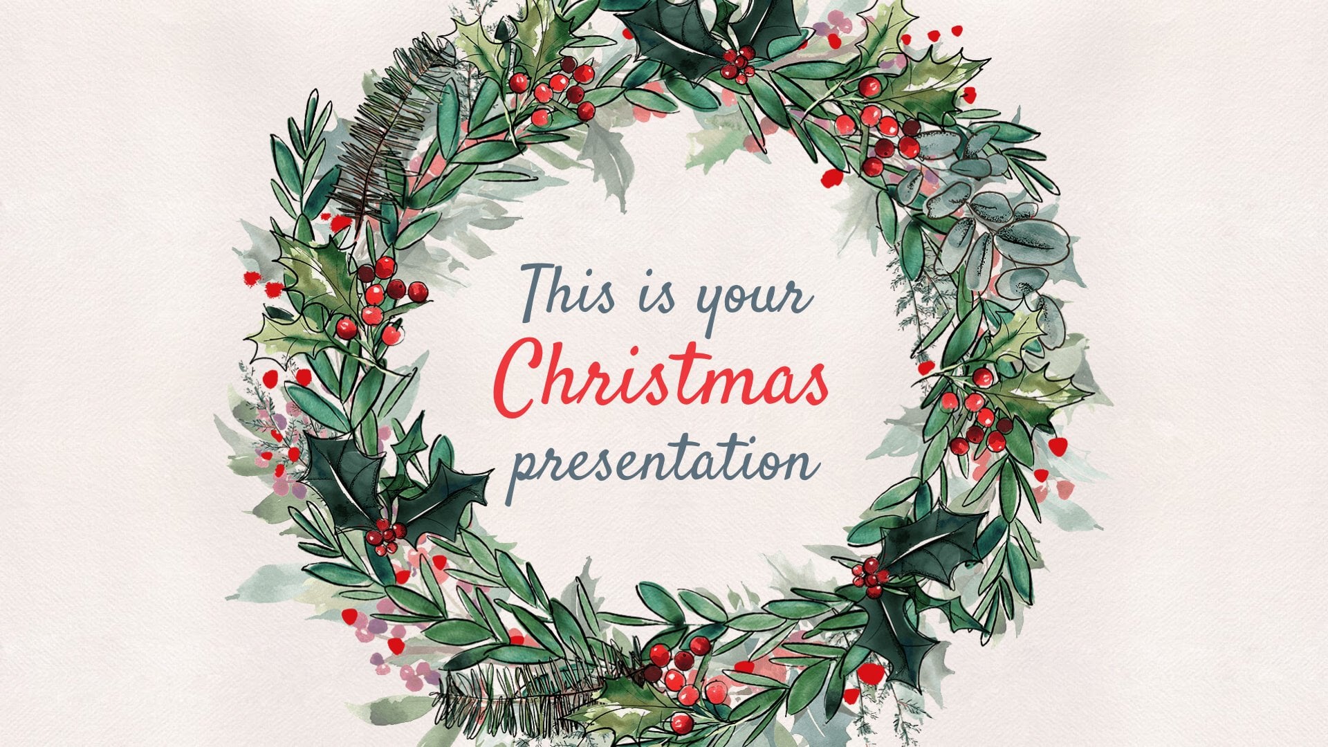 Natal de Inverno. Modelo Gratuito para PPT e Google Slides — SlidesCarnival