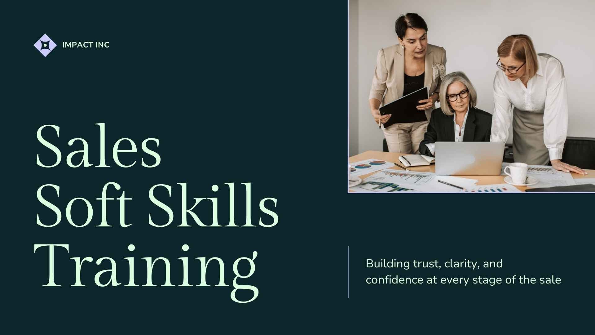 Template de slides de soft skills em vendas grátis