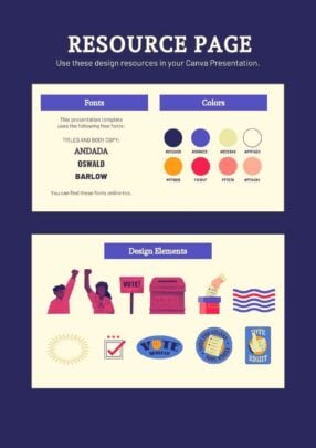 Simple Election Day Poster. Free PPT & Google Slides Template ...