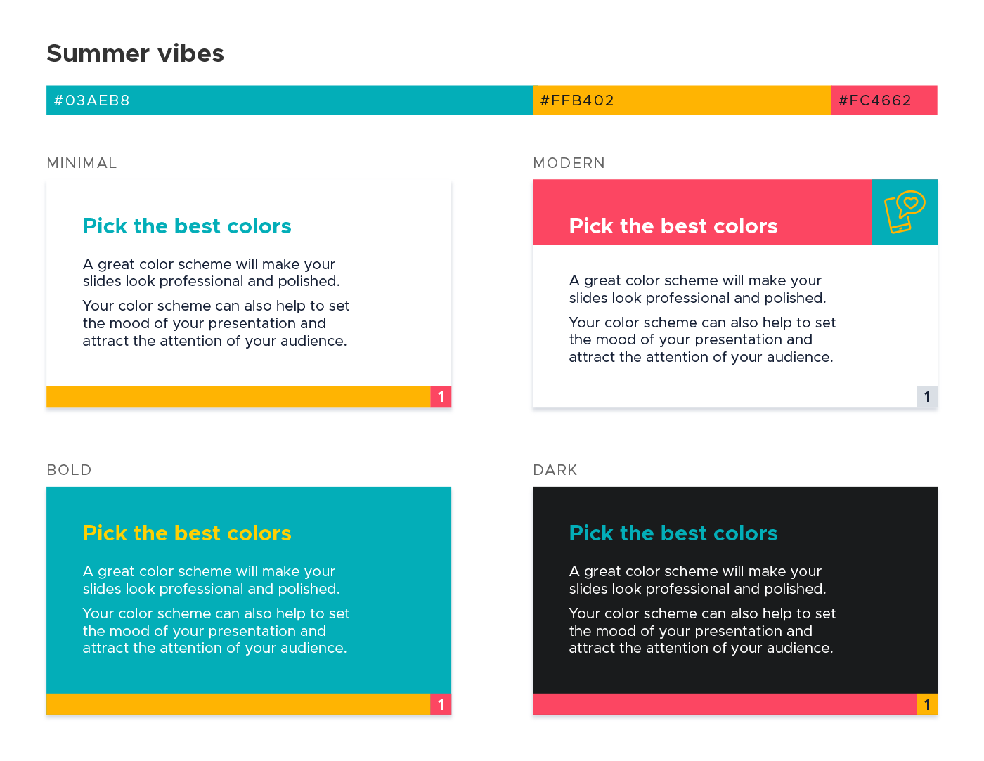 12 Custom Color Palettes for PowerPoint Slides That Will Make Your ...