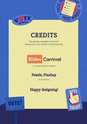 Simple Election Day Poster. Free PPT & Google Slides Template ...