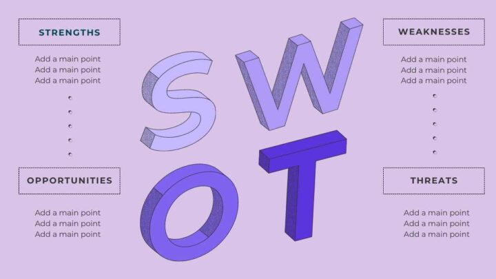 3D SWOT Analysis. Free Infographics Template — SlidesCarnival