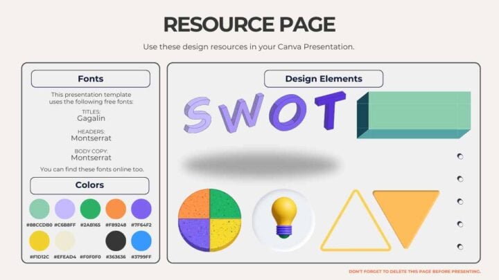 3D SWOT Analysis. Free Infographics Template — SlidesCarnival