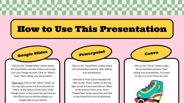 90s End of Course Jeopardy. PPT & Google Slides Template — SlidesCarnival