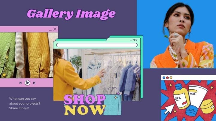 90s Retro Black Friday Promotions Brochure. Free PPT & Google Slides ...