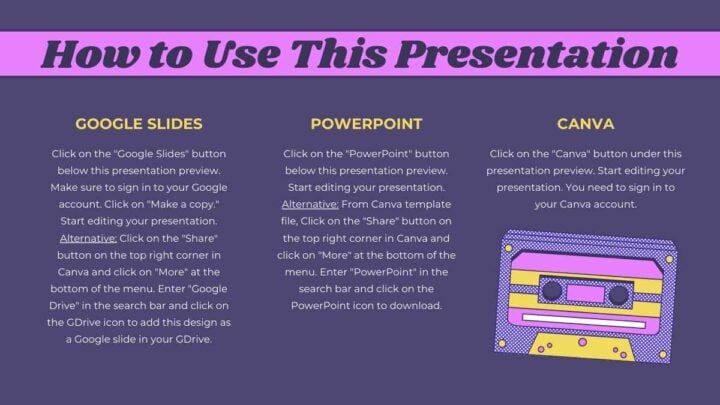 90s Retro Black Friday Promotions Brochure. Free PPT & Google Slides ...