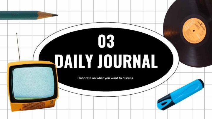 90s Retro Digital Journal. PPT & Google Slides Template — SlidesCarnival