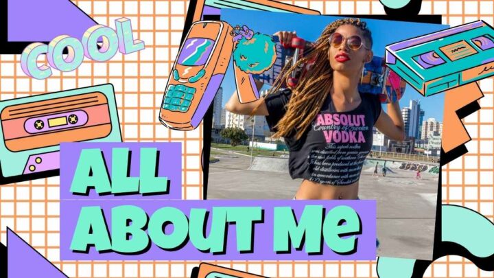 90s Style All About Me . PPT & Google Slides Template — SlidesCarnival