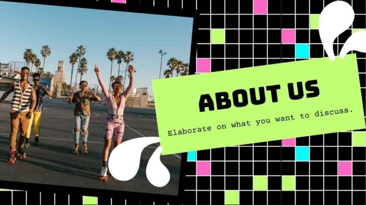 90s Style Portfolio. PPT & Google Slides Template — SlidesCarnival