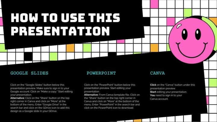 90s Style Portfolio. PPT & Google Slides Template — SlidesCarnival