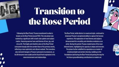 Biography of Pablo Picasso Blue Period . Slides Template — SlidesCarnival