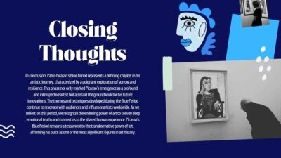 Biography of Pablo Picasso Blue Period . Slides Template — SlidesCarnival