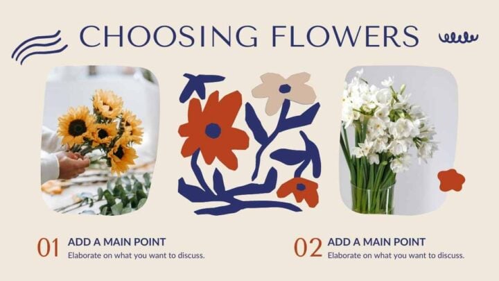 Abstract Floral Arrangement Class. Free PPT & Google Slides Template ...