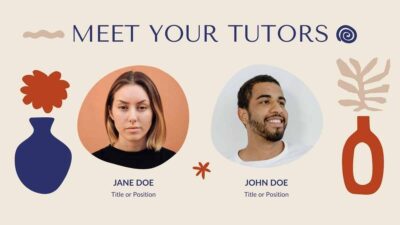 Abstract Floral Arrangement Class. Free PPT & Google Slides Template ...