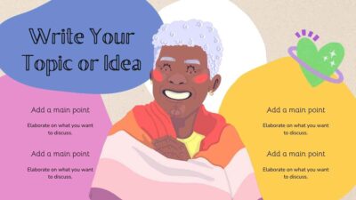Abstract LGBTQ+ Community Meeting. Free Presentation Template ...