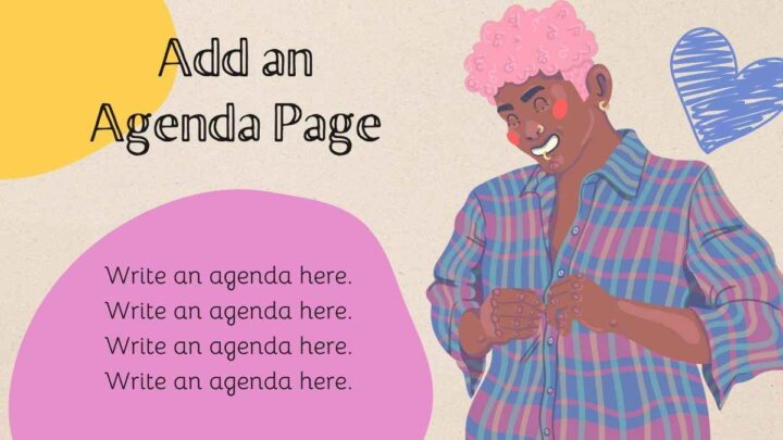 Abstract LGBTQ+ Community Meeting. Free Presentation Template ...